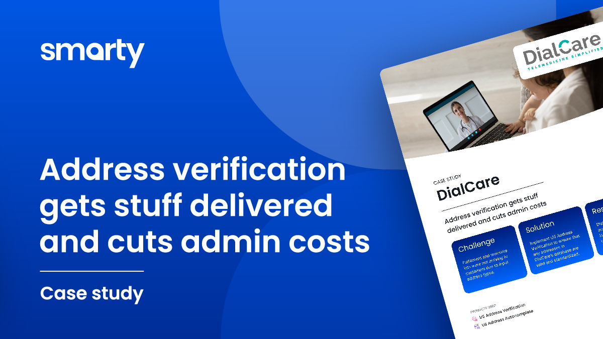 Address verification gets stuff delivered and cuts costs