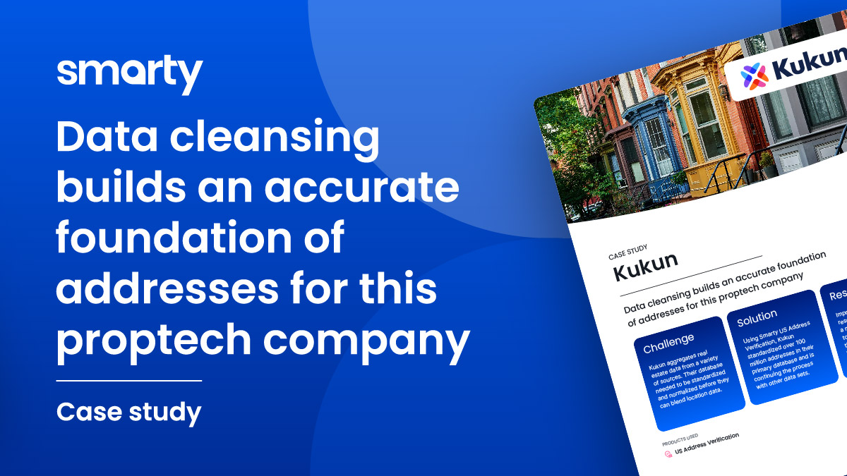 Data cleansing enhances address data aggregation in proptech
