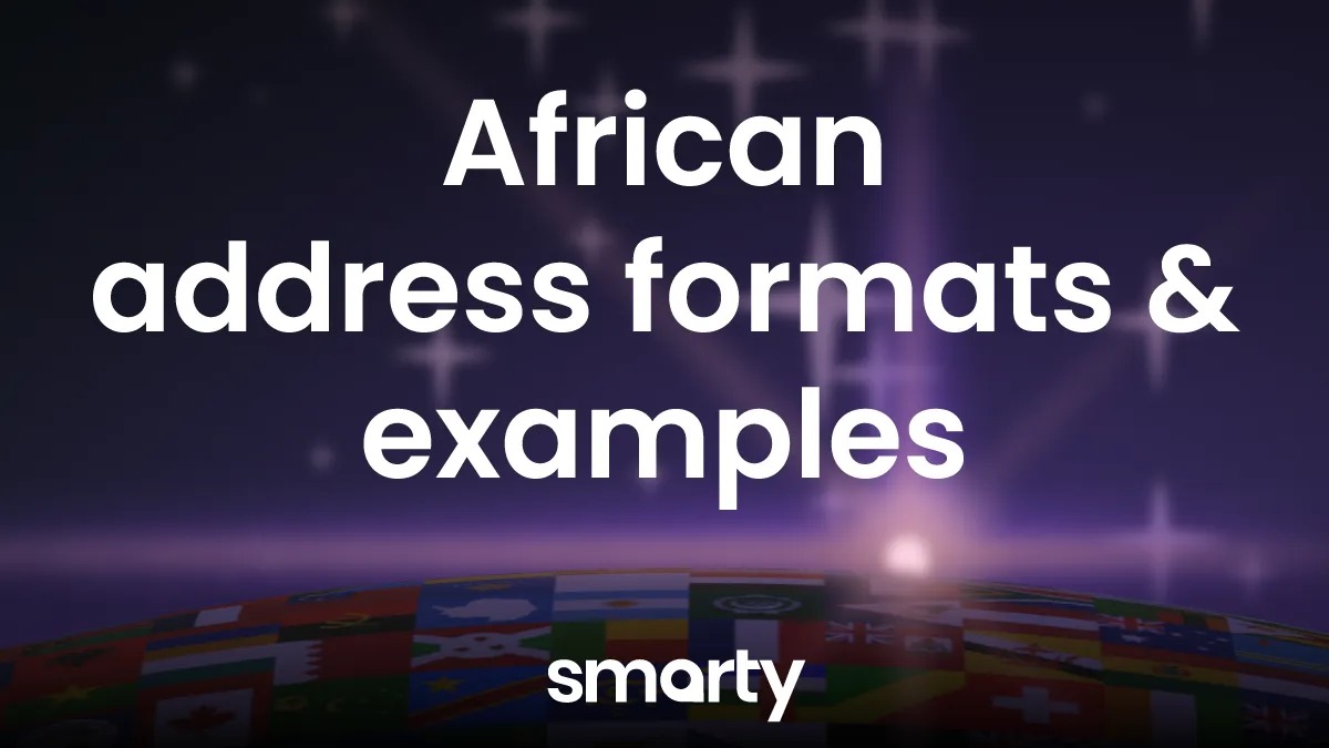 Africa address format & African mailing address examples