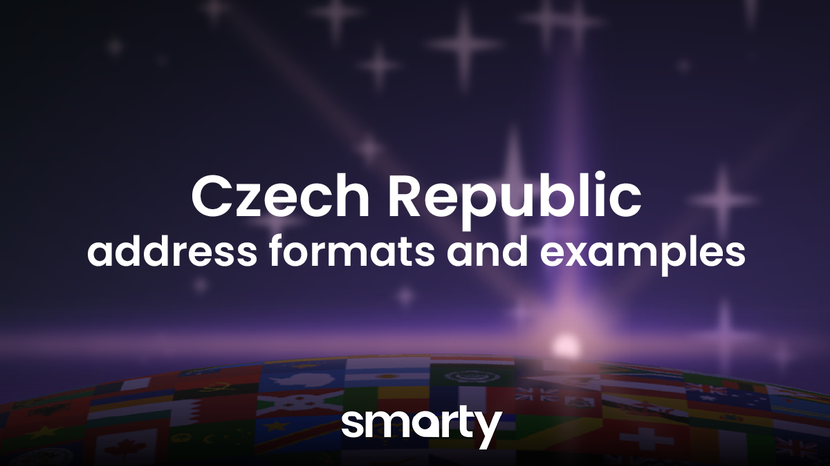 Czech Republic address formats & Czech mailing address examples