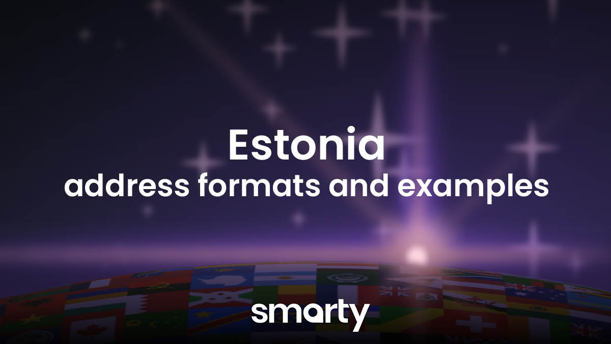 Estonia address format & Estonian mailing address examples