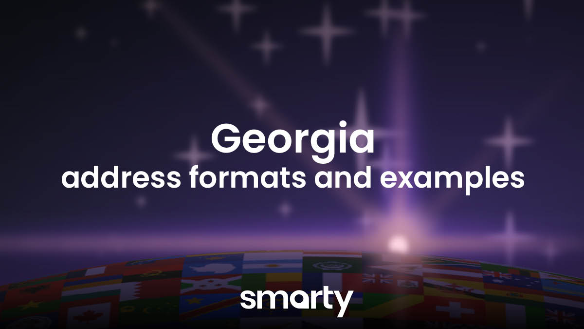 Georgia address format & Georgian mailing address examples