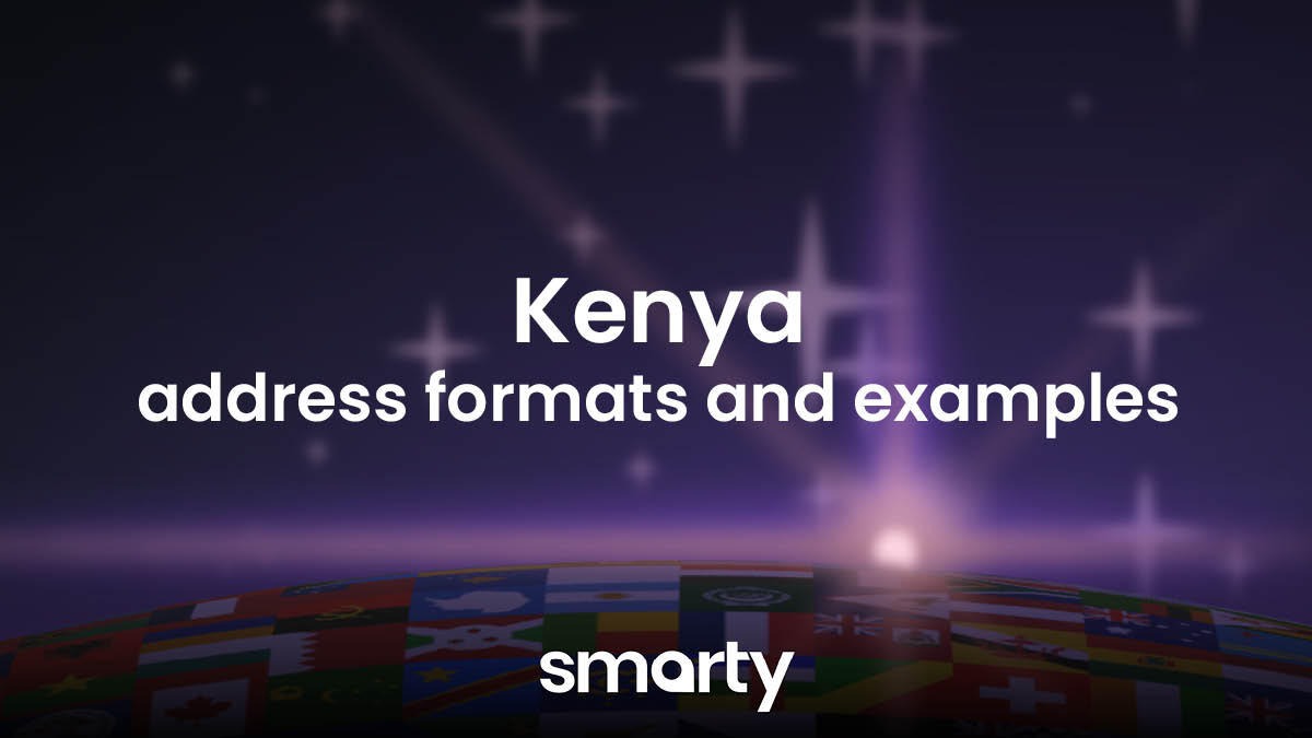 Kenya address format & Kenyan mailing address examples
