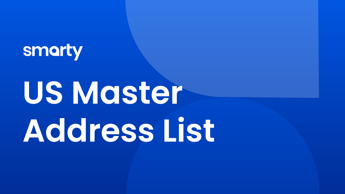 US Master Address List - Smarty